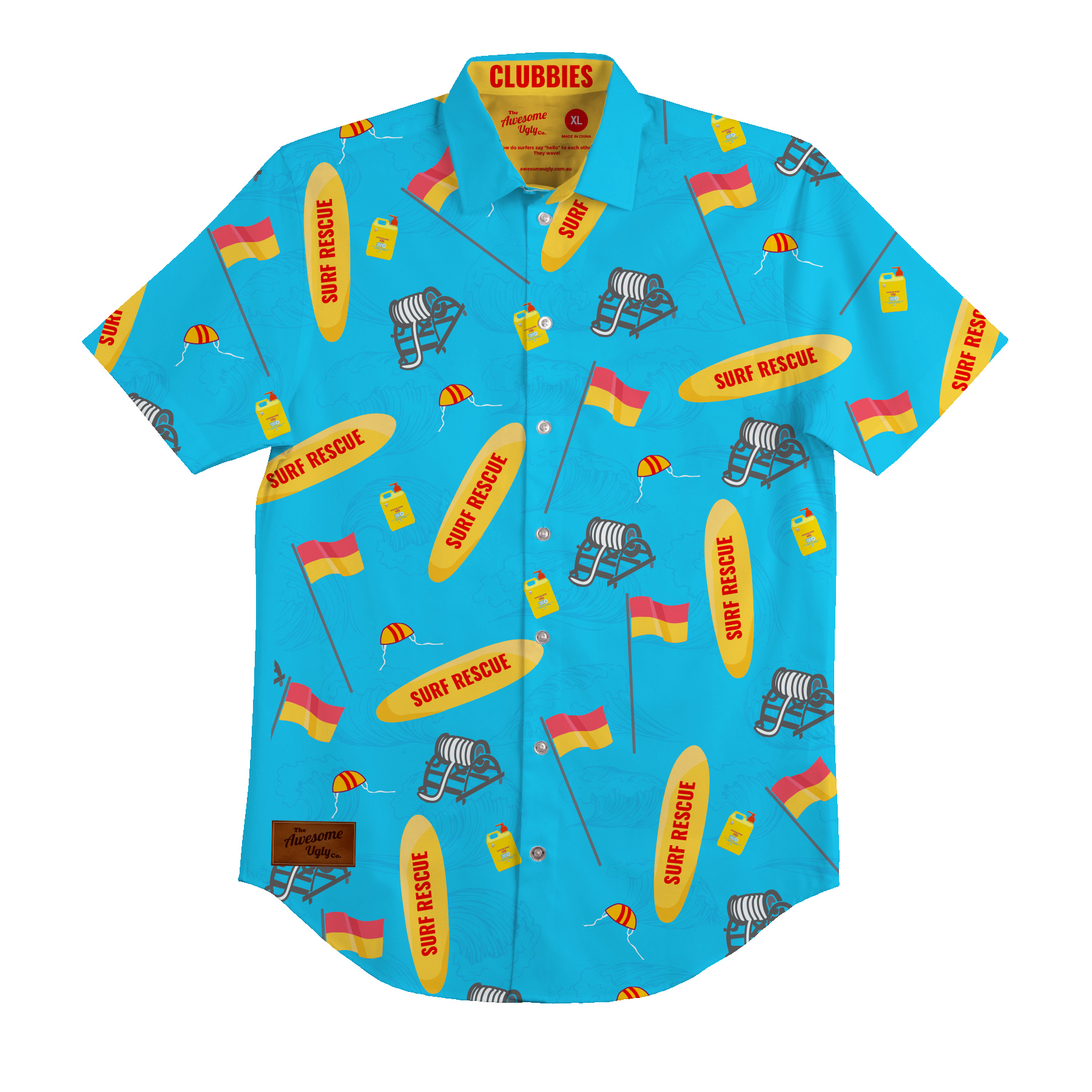 Buy Clubbies BBQ Shirt - Adults - Awesome Ugly